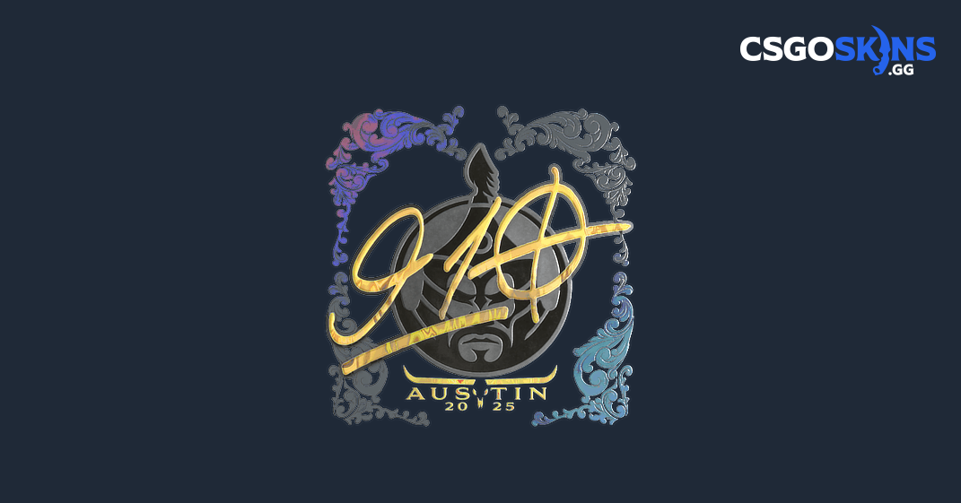 Sticker | 910 (Holo) | Austin 2025 - CSGOSKINS.GG