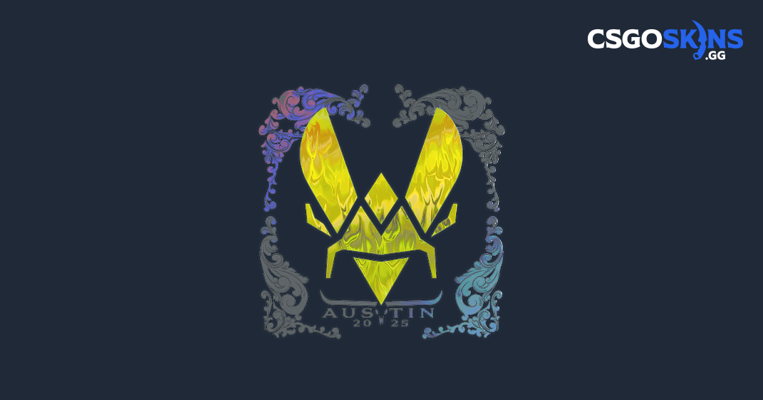 Sticker | Vitality (Holo) | Austin 2025 - CSGOSKINS.GG