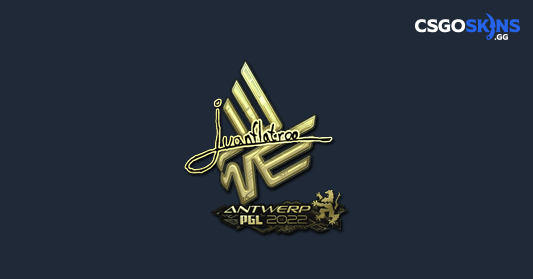 Sticker | juanflatroo (Gold) | Antwerp 2022 - CSGOSKINS.GG
