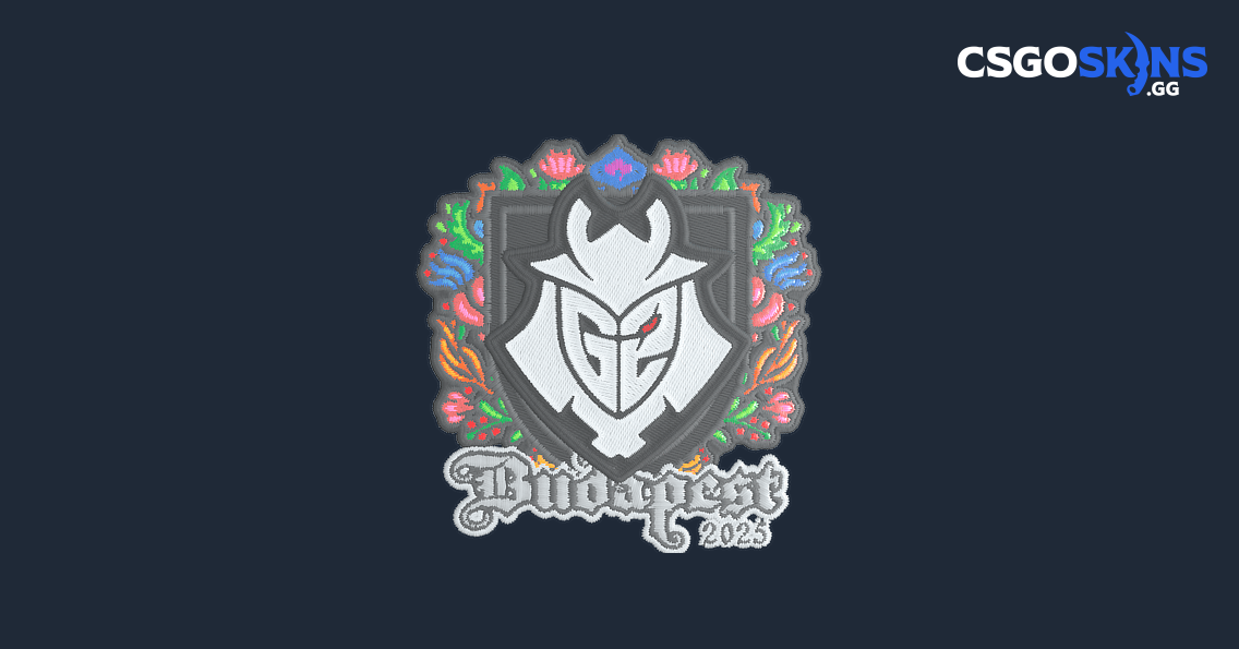 Sticker | G2 esports (Embroidered) | Budapest 2025 - CSGOSKINS.GG