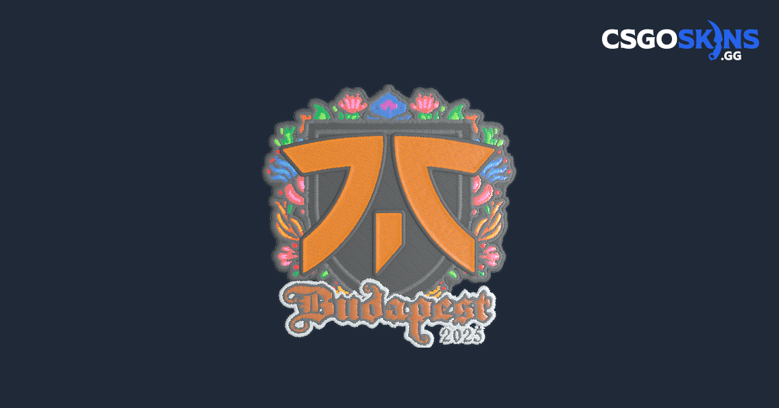 Sticker | fnatic (Embroidered) | Budapest 2025 - CSGOSKINS.GG