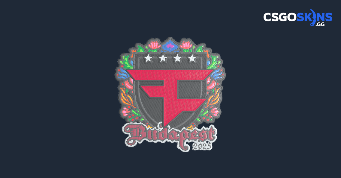 Sticker | FaZe Clan (Embroidered) | Budapest 2025 - CSGOSKINS.GG