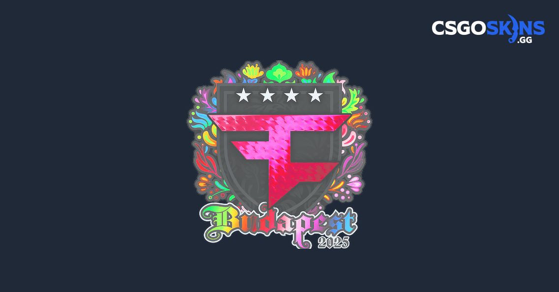 Sticker | FaZe Clan (Holo) | Budapest 2025 - CSGOSKINS.GG