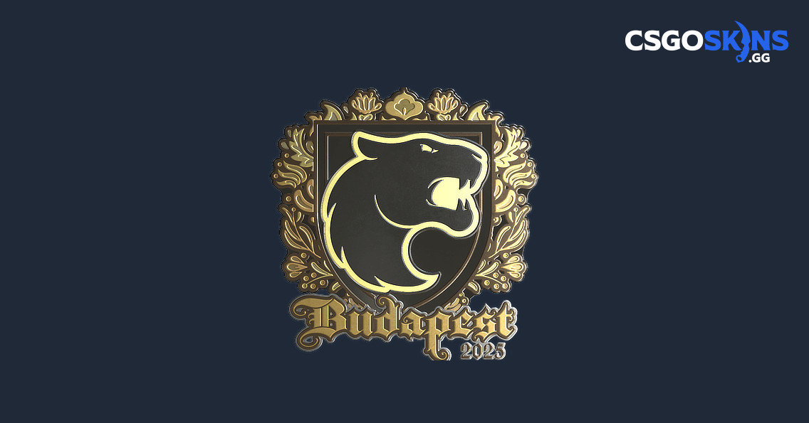 Sticker | FURIA (Gold) | Budapest 2025 - CSGOSKINS.GG