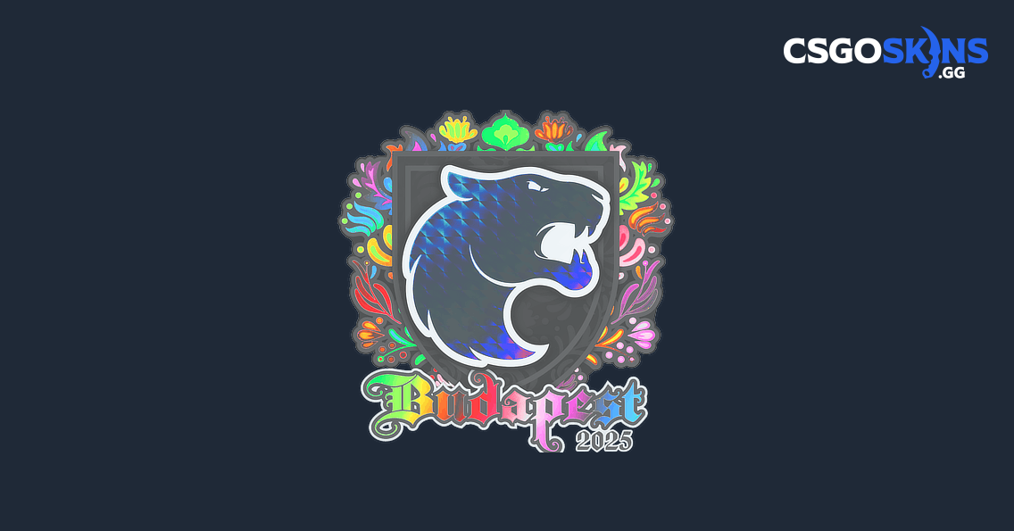 Sticker | FURIA (Holo) | Budapest 2025 - CSGOSKINS.GG