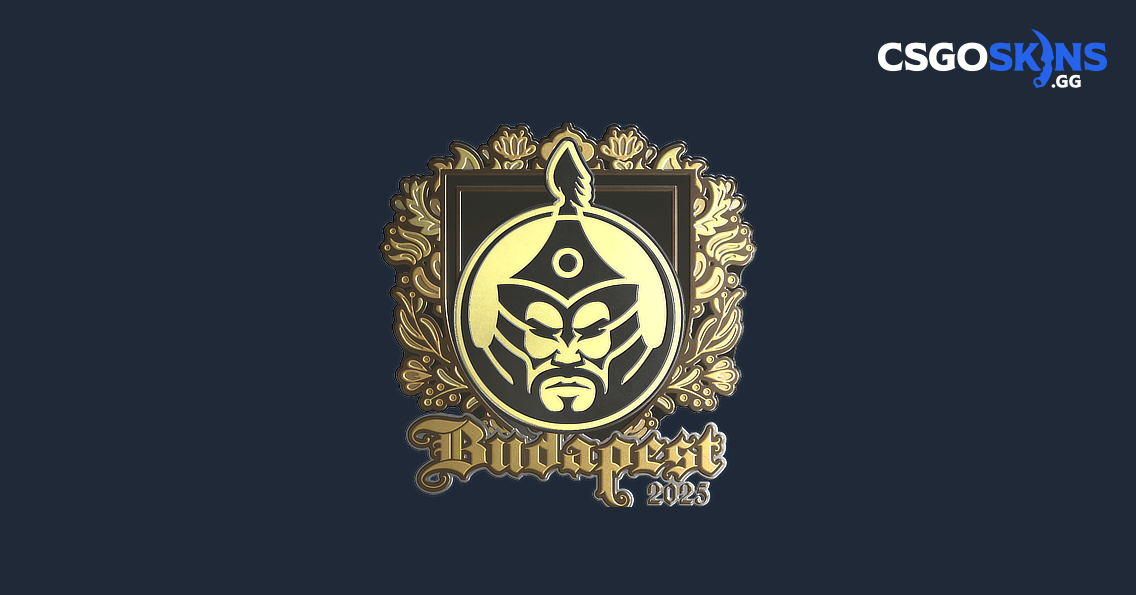 Sticker | The Mongolz (Gold) | Budapest 2025 - CSGOSKINS.GG