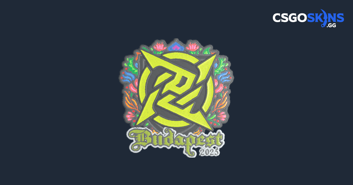 Sticker | Ninjas in Pyjamas (Embroidered) | Budapest 2025 - CSGOSKINS.GG