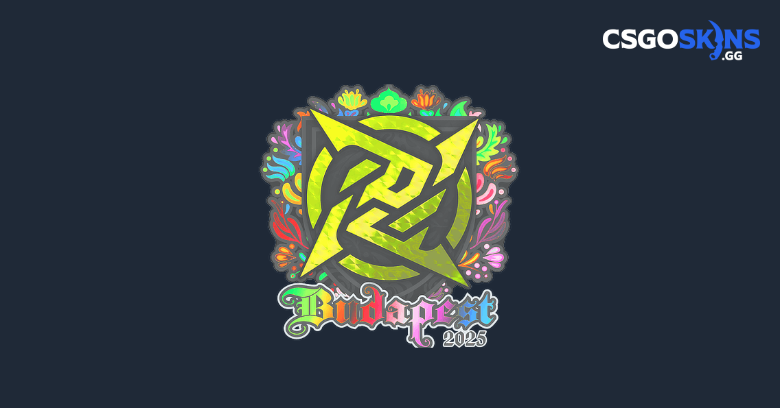 Sticker | Ninjas in Pyjamas (Holo) | Budapest 2025 - CSGOSKINS.GG