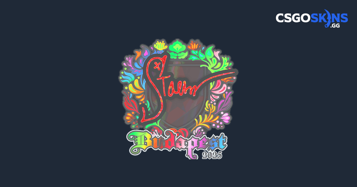 Sticker | Staehr (Holo) | Budapest 2025 - CSGOSKINS.GG