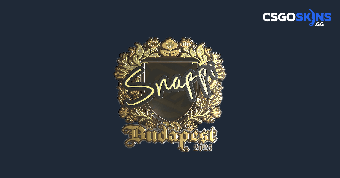Sticker | Snappi (Gold) | Budapest 2025 - CSGOSKINS.GG