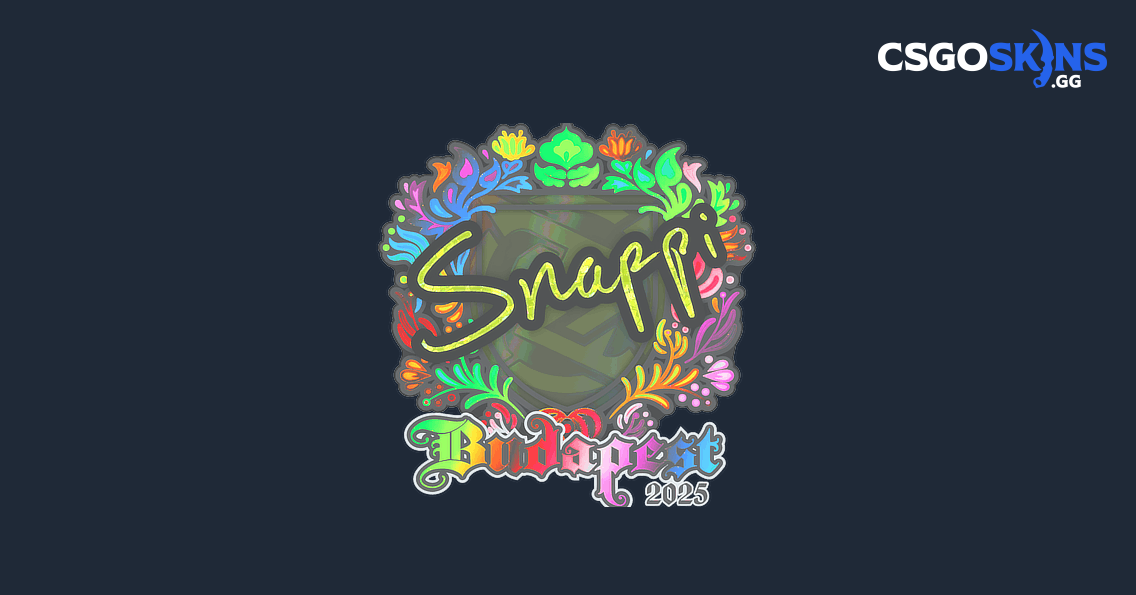 Sticker | Snappi (Holo) | Budapest 2025 - CSGOSKINS.GG