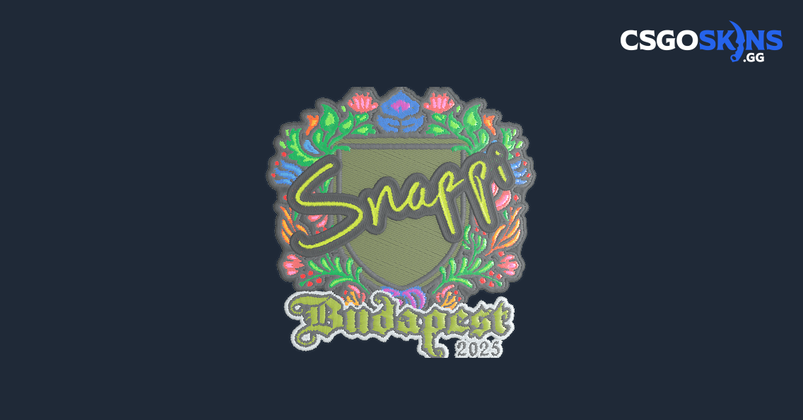 Sticker | Snappi (Embroidered) | Budapest 2025 - CSGOSKINS.GG