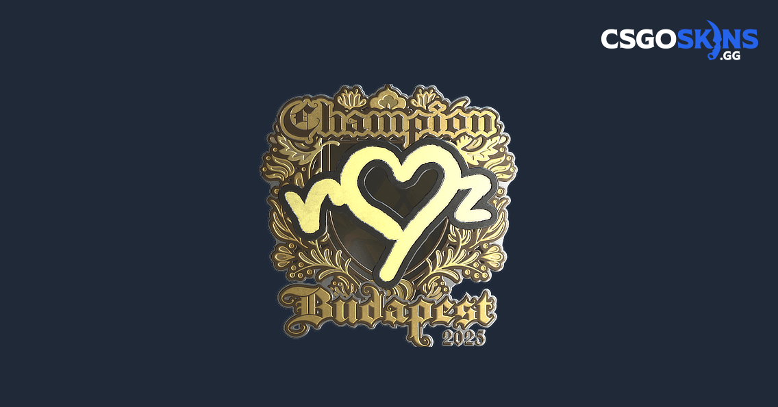 Sticker | ropz (Gold, Champion) | Budapest 2025 - CSGOSKINS.GG