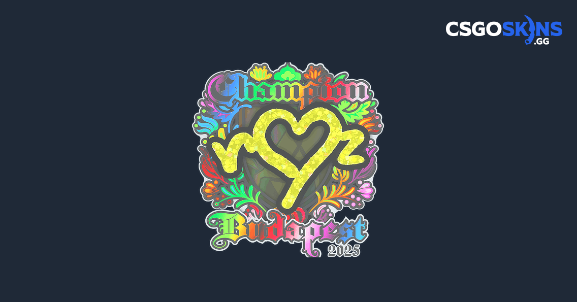 Sticker | ropz (Holo, Champion) | Budapest 2025 - CSGOSKINS.GG