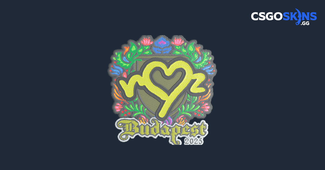 Sticker | ropz (Embroidered) | Budapest 2025 - CSGOSKINS.GG