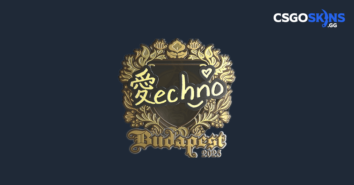 Sticker | Techno4K (Gold) | Budapest 2025 - CSGOSKINS.GG