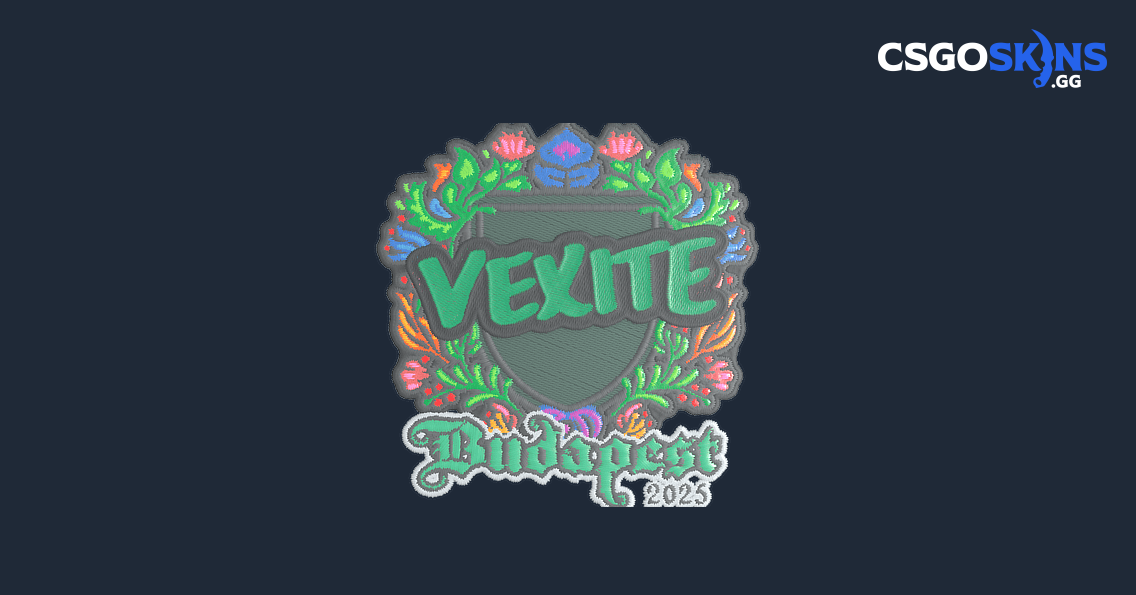 Sticker | vexite (Embroidered) | Budapest 2025 - CSGOSKINS.GG