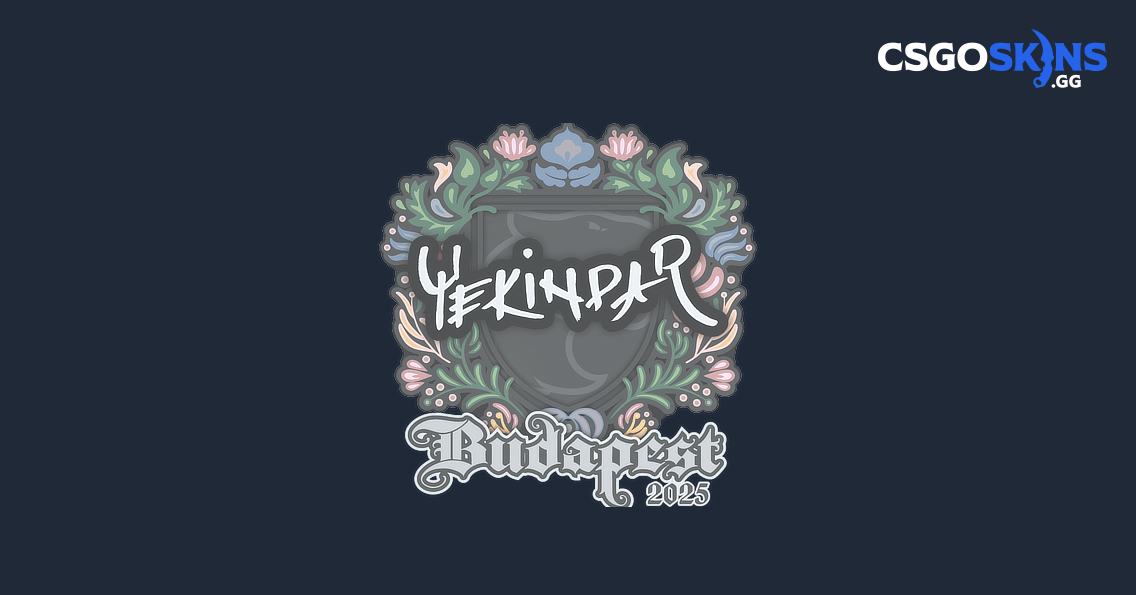 Sticker | YEKINDAR | Budapest 2025 - CSGOSKINS.GG
