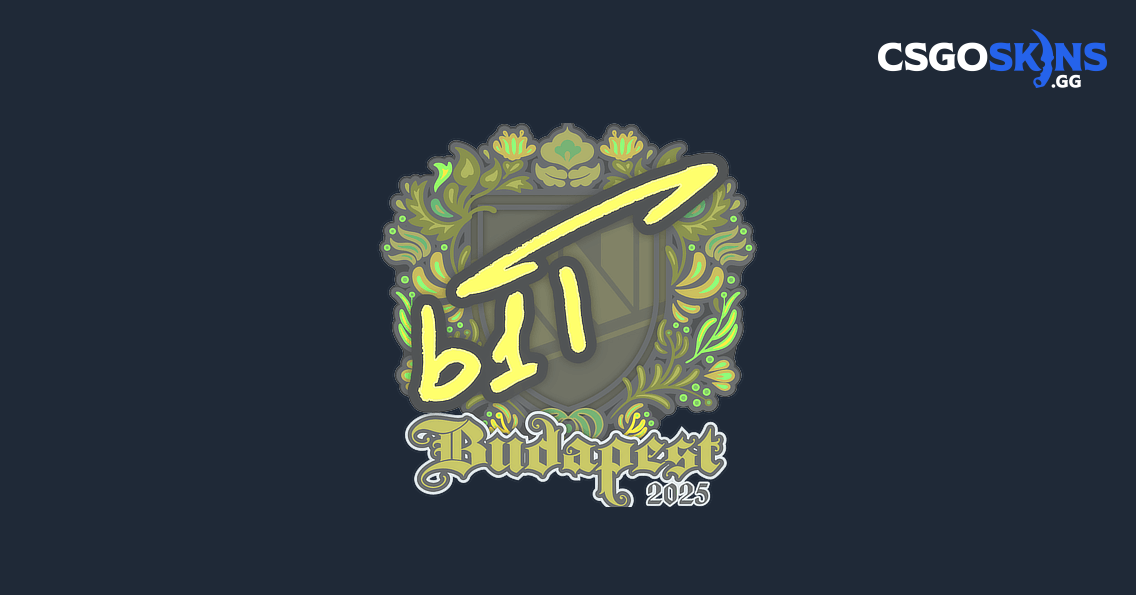 Sticker | b1t | Budapest 2025 - CSGOSKINS.GG