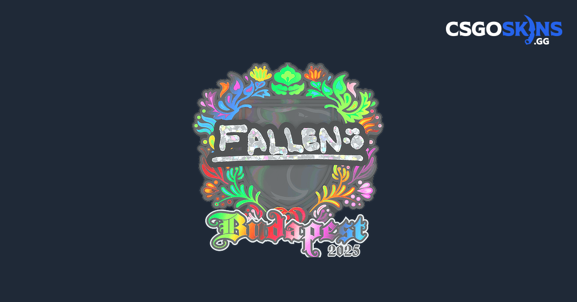 Sticker | FalleN (Holo) | Budapest 2025 - CSGOSKINS.GG