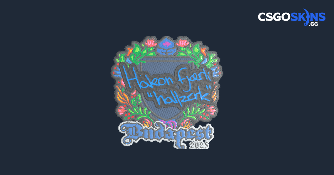 Sticker | hallzerk (Embroidered) | Budapest 2025 - CSGOSKINS.GG