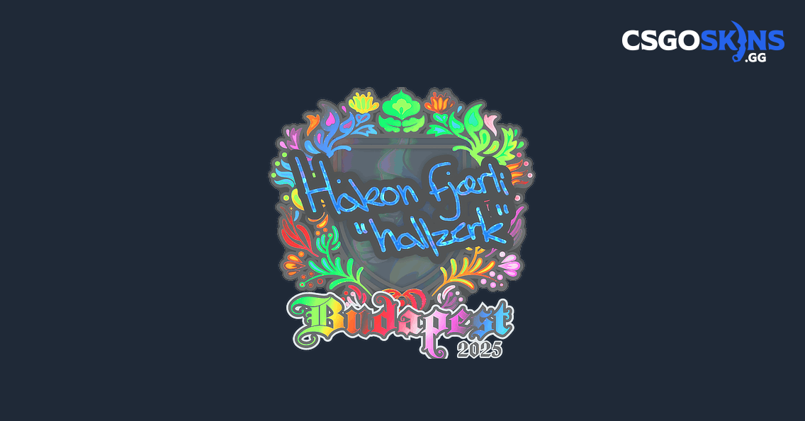 Sticker | hallzerk (Holo) | Budapest 2025 - CSGOSKINS.GG