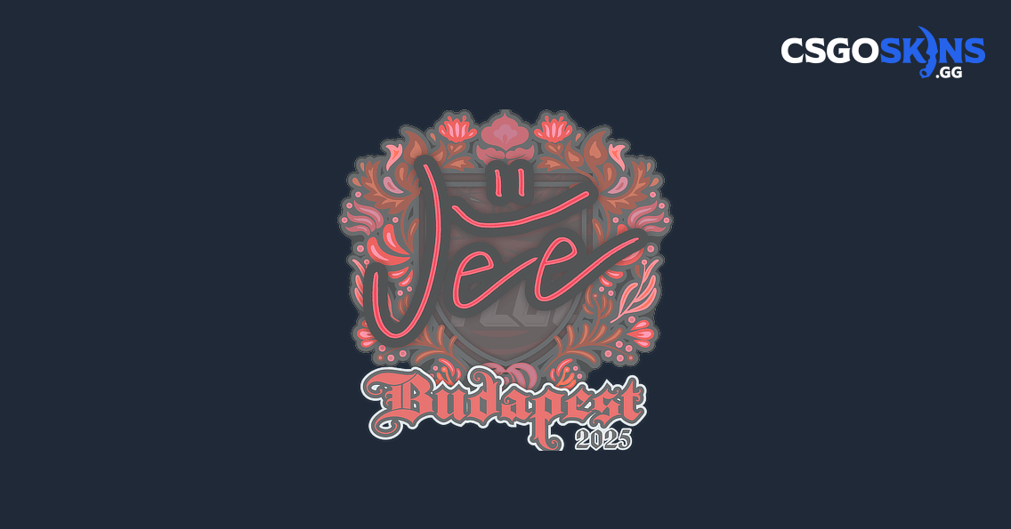 Sticker | Jee | Budapest 2025 - CSGOSKINS.GG