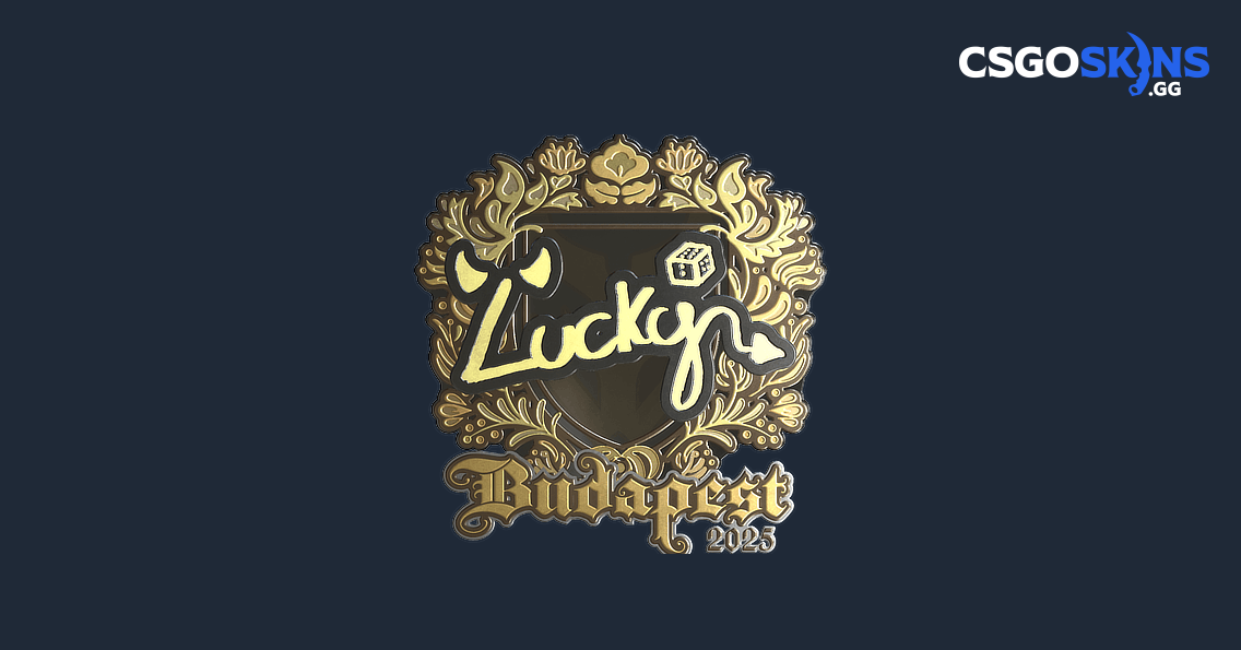 Sticker | Lucky (Gold) | Budapest 2025 - CSGOSKINS.GG