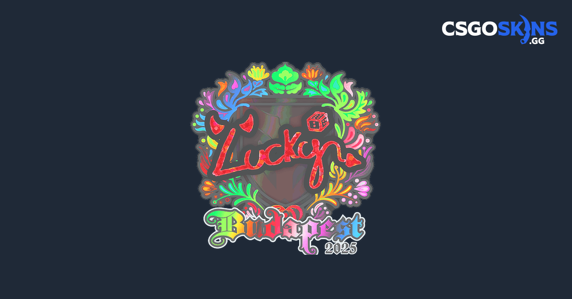 Sticker | Lucky (Holo) | Budapest 2025 - CSGOSKINS.GG
