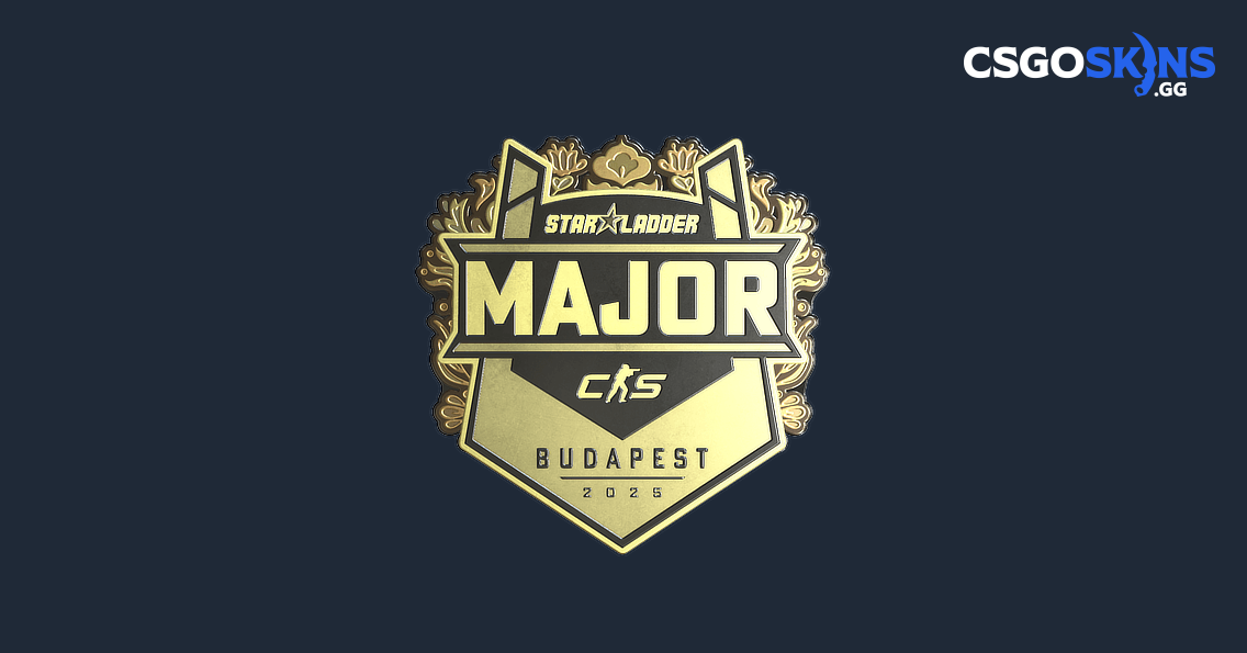 Sticker | StarLadder (Gold) | Budapest 2025 - CSGOSKINS.GG
