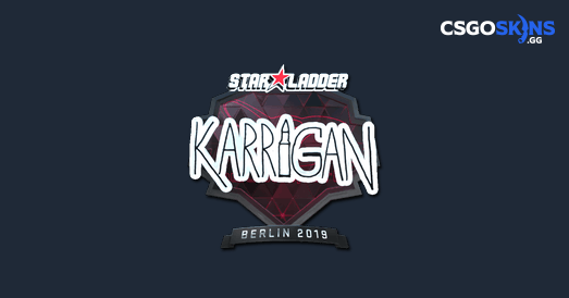Sticker | karrigan (Foil) | Berlin 2019 - CSGOSKINS.GG