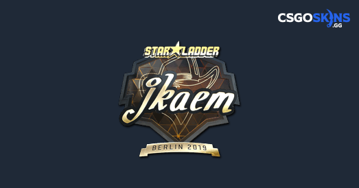 Sticker | jkaem (Gold) | Berlin 2019 - CSGOSKINS.GG