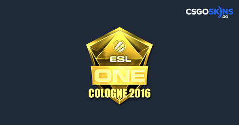 Sticker | ESL (Gold) | Cologne 2016 - CSGOSKINS.GG