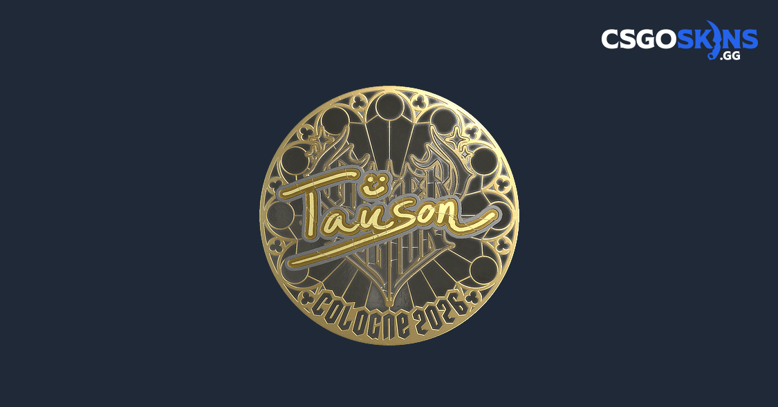 Sticker | Tauson (Gold) | Cologne 2026 - CSGOSKINS.GG