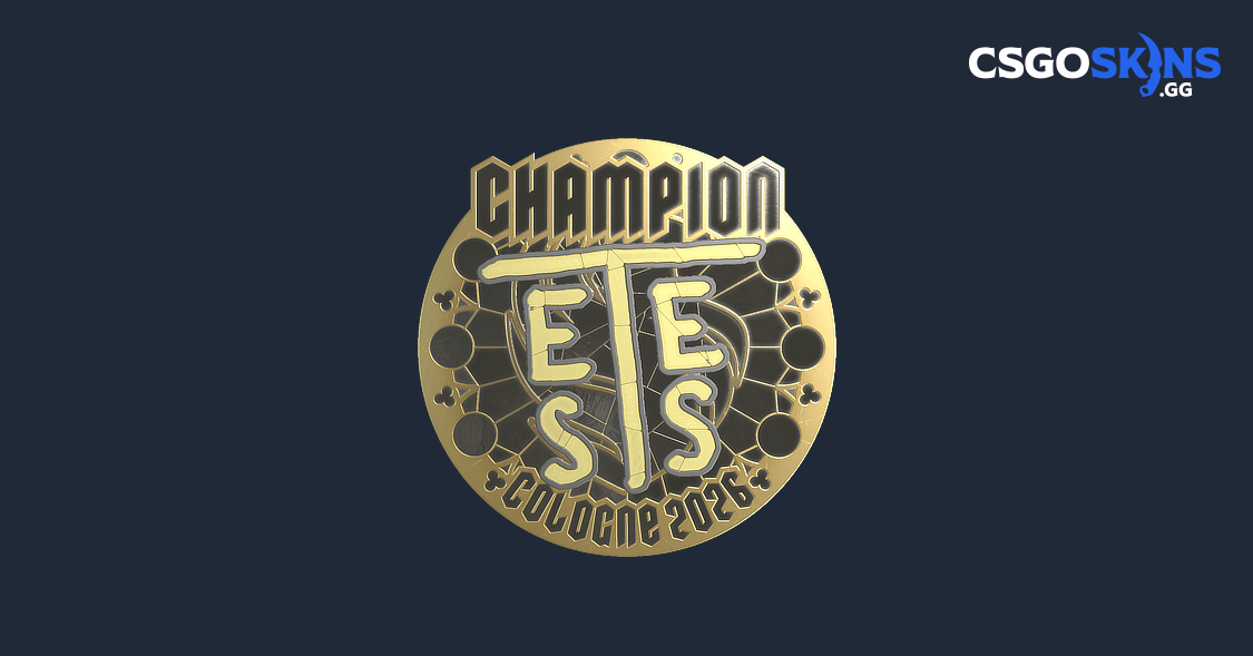 Sticker | TeSeS (Gold, Champion) | Cologne 2026 - CSGOSKINS.GG