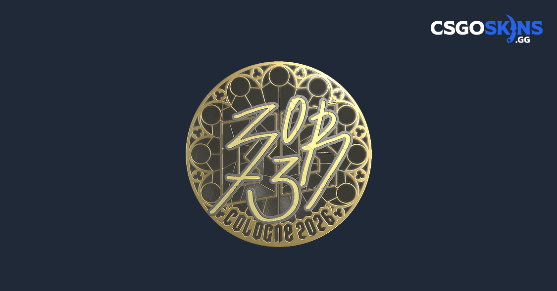 Sticker | zorte (Gold) | Cologne 2026 - CSGOSKINS.GG