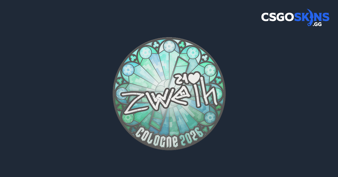 Sticker | zweih | Cologne 2026 - CSGOSKINS.GG
