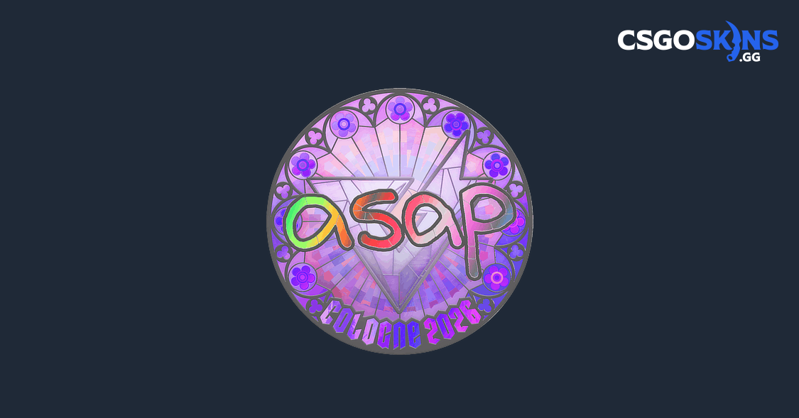 Sticker | asap (Holo) | Cologne 2026 - CSGOSKINS.GG