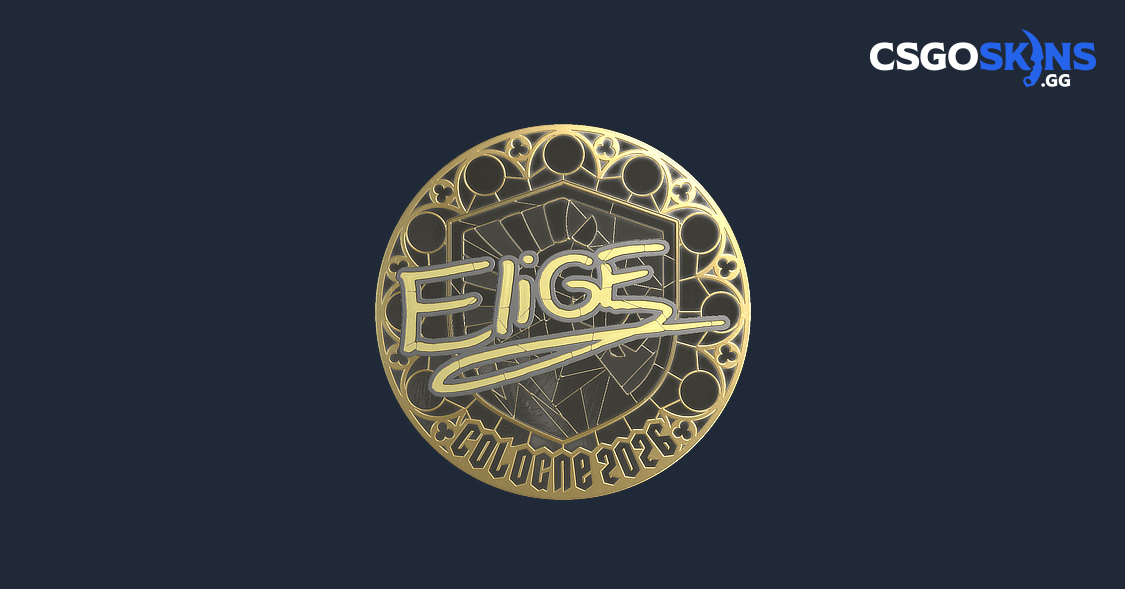 Sticker | EliGE (Gold) | Cologne 2026 - CSGOSKINS.GG