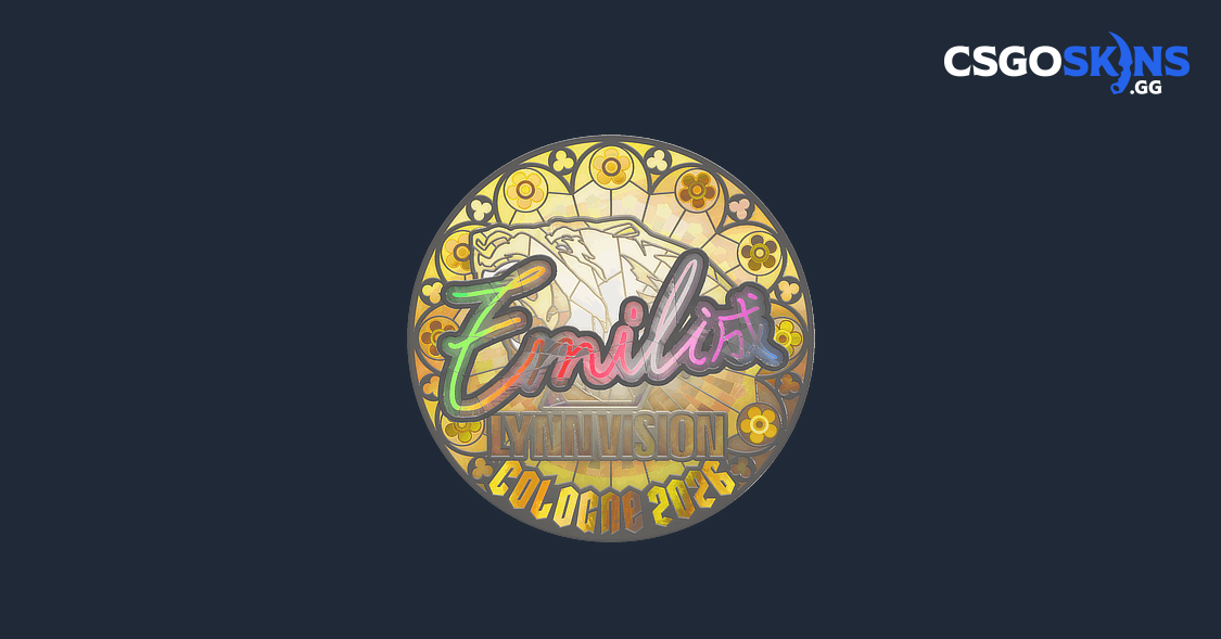 Sticker | EmiliaQAQ (Holo) | Cologne 2026 - CSGOSKINS.GG