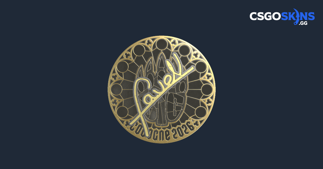 Sticker | faveN (Gold) | Cologne 2026 - CSGOSKINS.GG