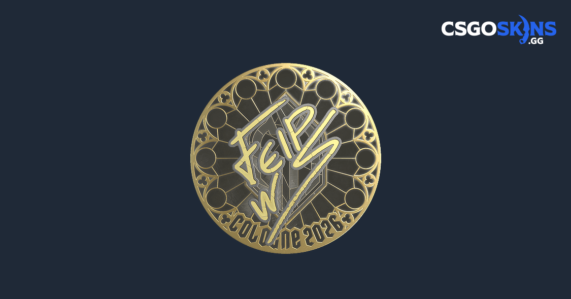 Sticker | felps (Gold) | Cologne 2026 - CSGOSKINS.GG