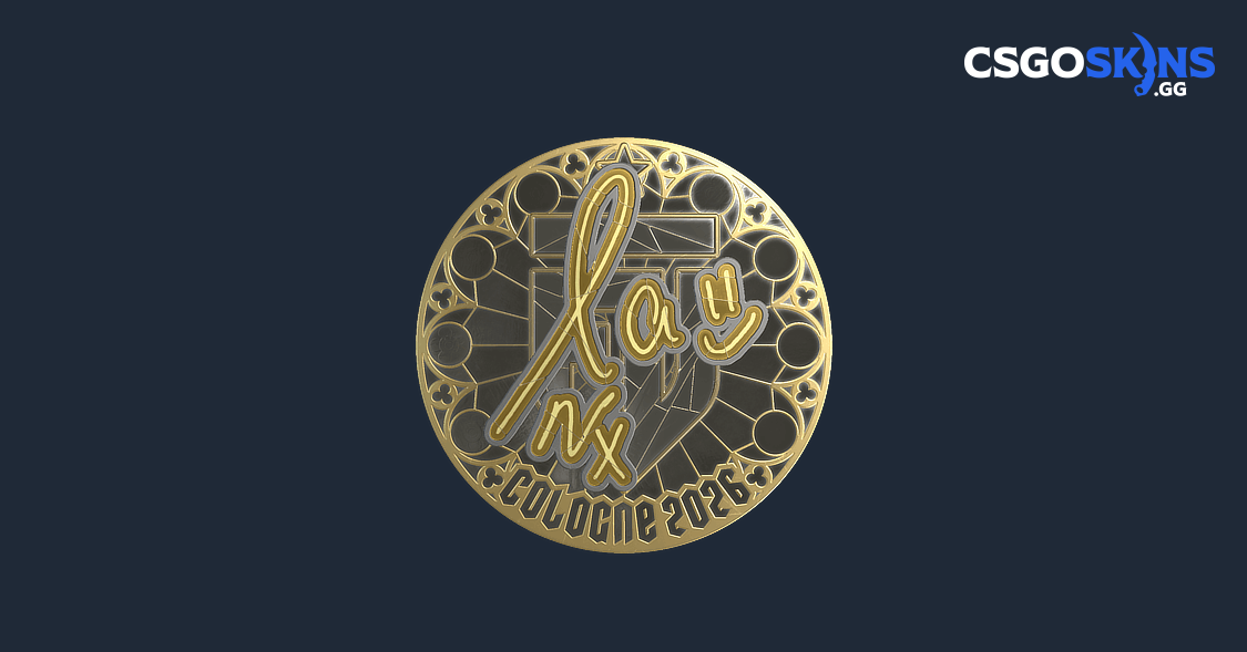 Sticker | lauNX (Gold) | Cologne 2026 - CSGOSKINS.GG
