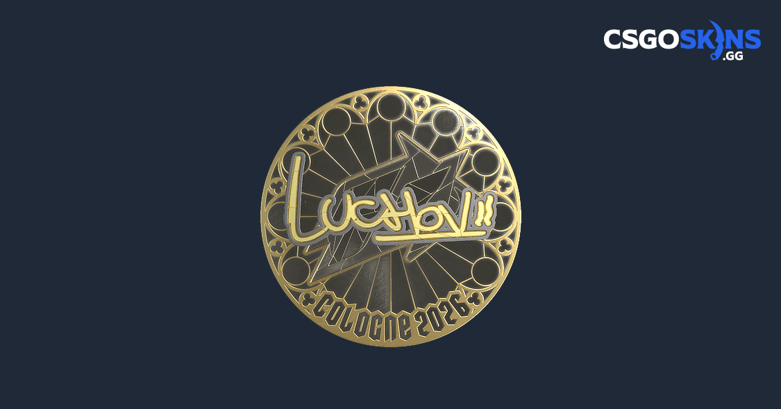 Sticker | luchov (Gold) | Cologne 2026 - CSGOSKINS.GG