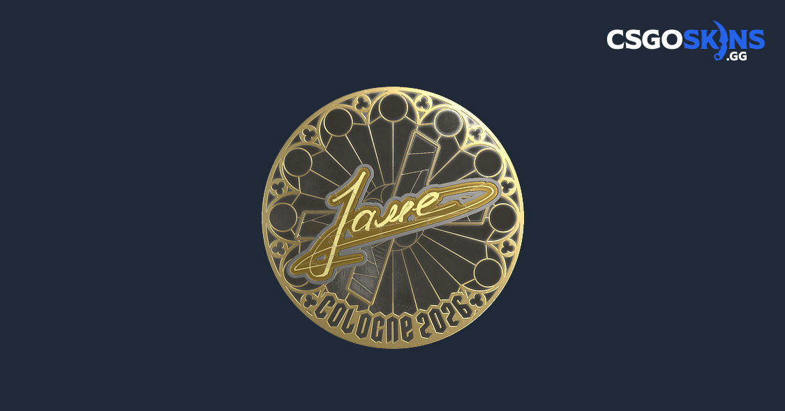Sticker | Jame (Gold) | Cologne 2026 - CSGOSKINS.GG