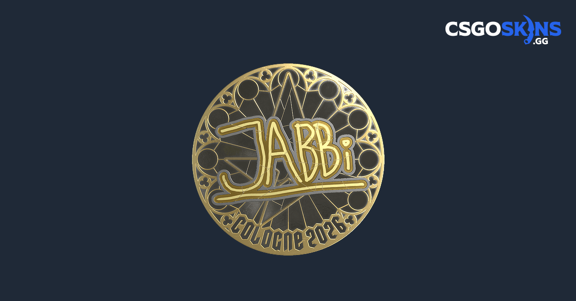 Sticker | jabbi (Gold) | Cologne 2026 - CSGOSKINS.GG