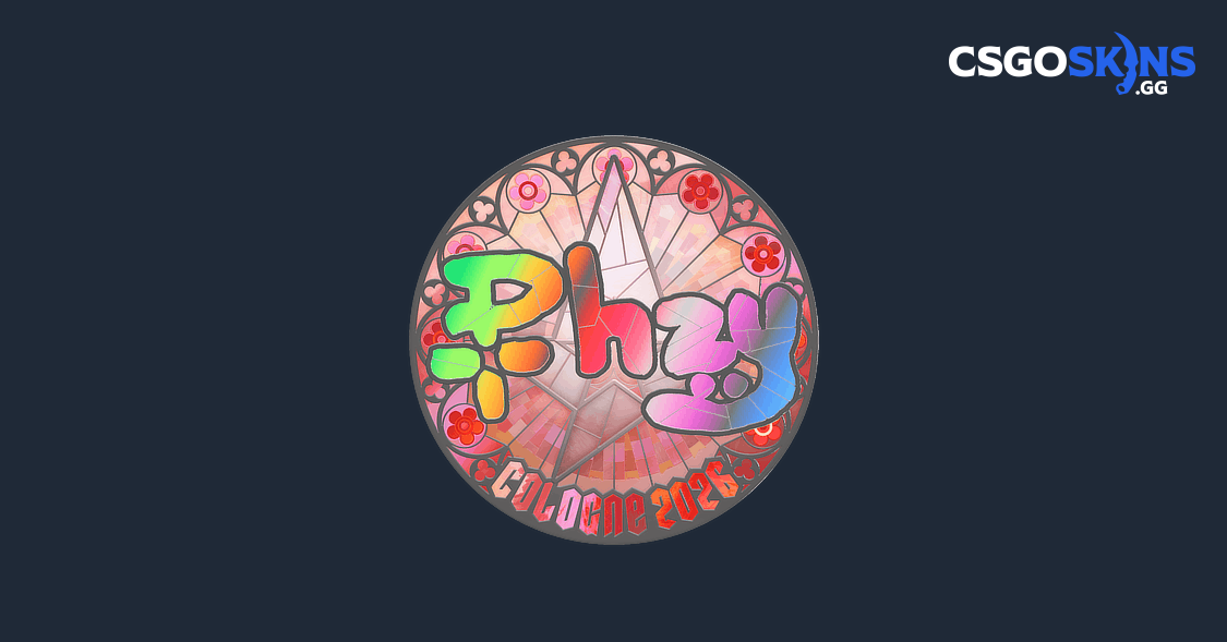 Sticker | phzy (Holo) | Cologne 2026 - CSGOSKINS.GG