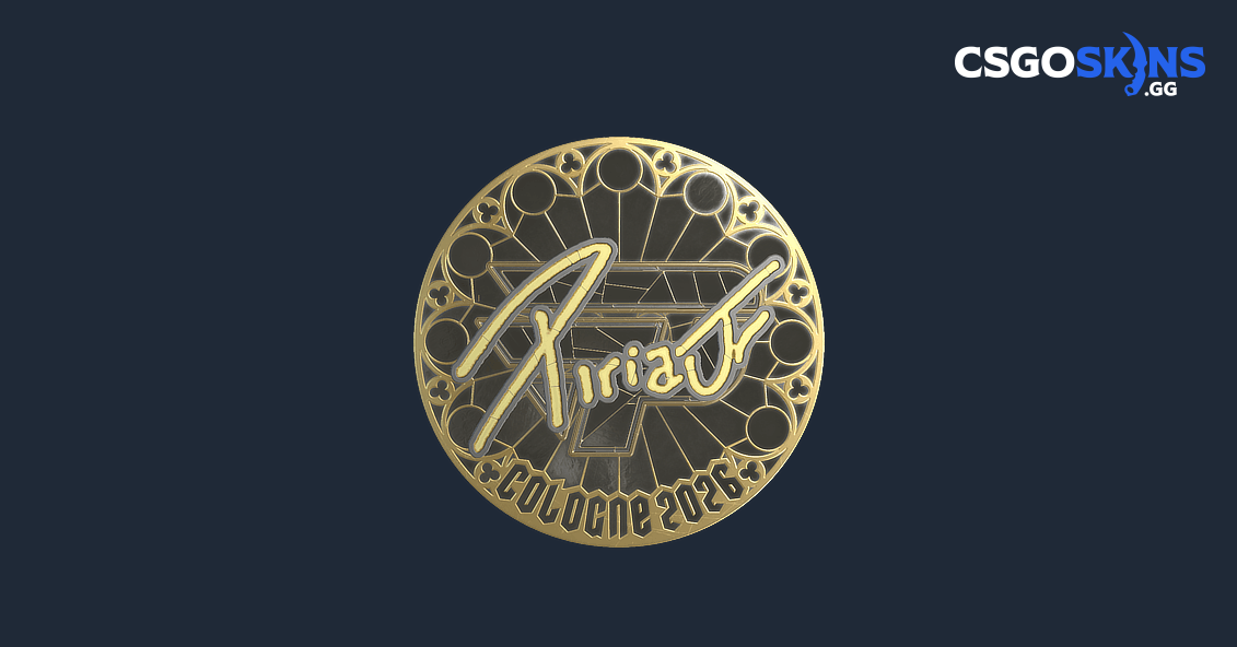 Sticker | piriajr (Gold) | Cologne 2026 - CSGOSKINS.GG
