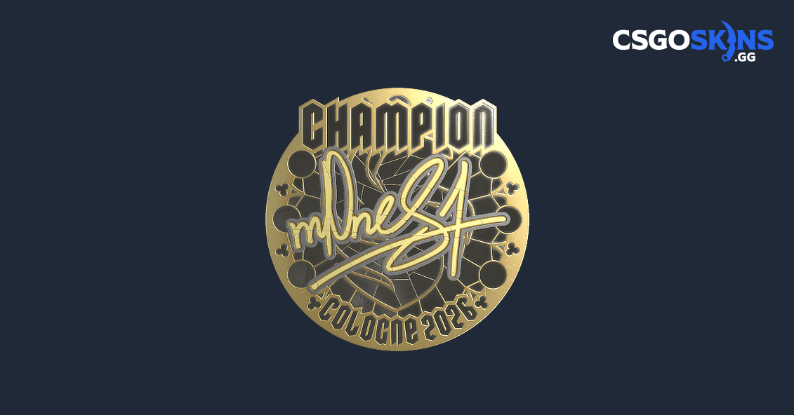 Sticker | m0NESY (Gold, Champion) | Cologne 2026 - CSGOSKINS.GG