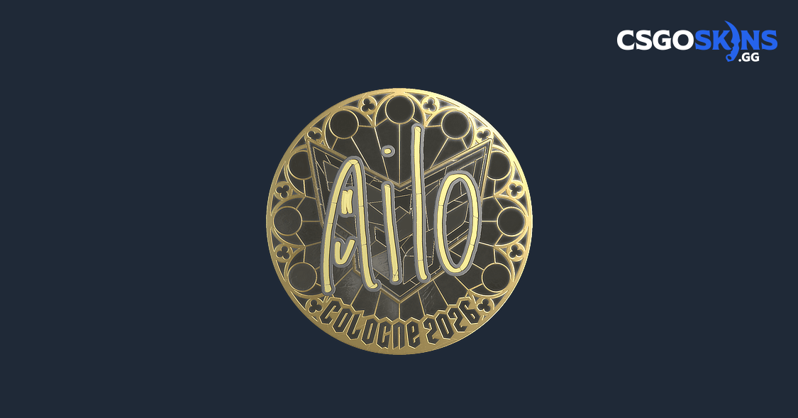 Sticker | nilo (Gold) | Cologne 2026 - CSGOSKINS.GG